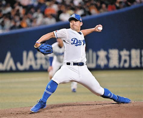 中日・小笠原慎之介、10安打浴びながら8回134球の熱投2失点で本拠地1年ぶりの勝利投手の権利を持って降板