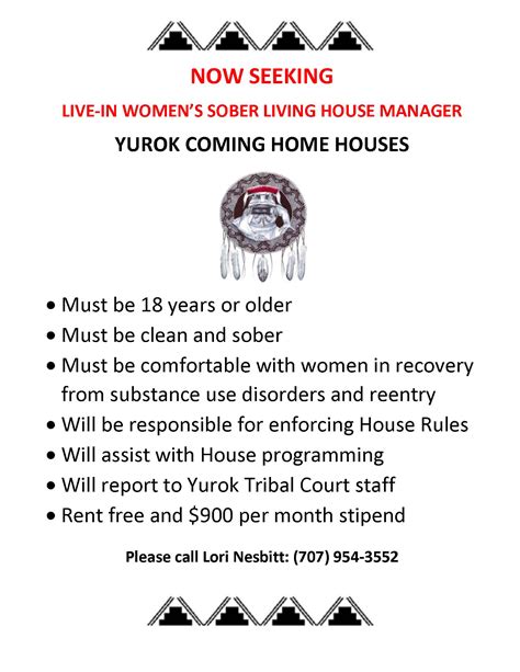 Womens Chh Mgr Flyer 01 Yurok Tribal Court