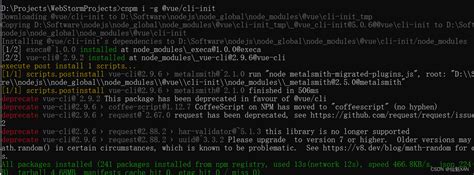 web 前端 之 vue webpack 环境的搭建及工程创建简单整理 安装vue init webpack 弹出generate a