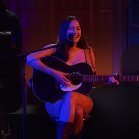 Kacey Musgraves Wore Her Signature Boot And Nothing Else For A