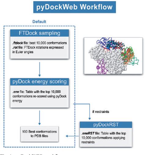 figure 1 from pydockweb a web server for rigid body protein protein