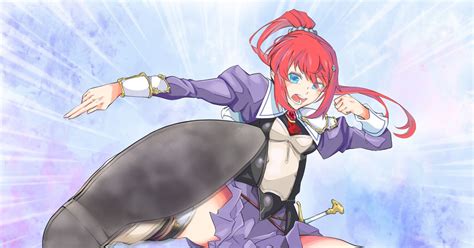 RanceⅩ 決戦 Skeb ヒーローキックするウィチタさん 雑煮のイラスト Pixiv