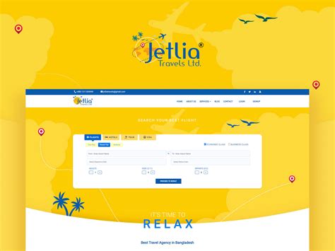 Ui Ux Jetlia Travels By Rahul Brohma On Dribbble