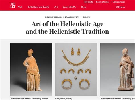 Metropolitan Museum Of Art Art Of The Hellenistic Age And The