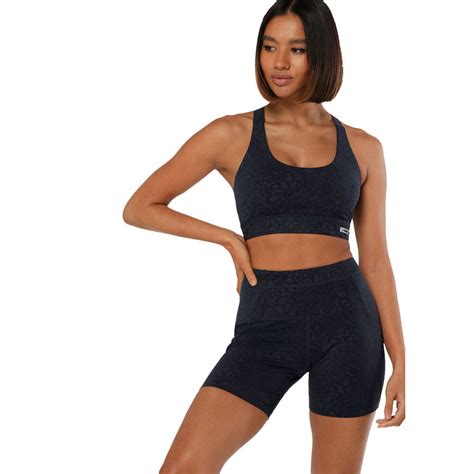Lorna Jane Womens V Max Reflective Sports Bra Navy S Rebel Sport