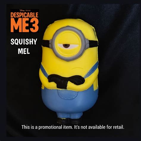 Despicable Me 3 Squishy Mel 4 Inch Figure Movie Promotional Toy