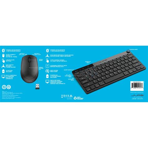 Jlab Kmgobundle4 Go Keyboard Mouse Black Electro Vision Inc