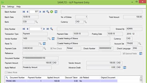 Account Allocation In The General Ledger Following The Posting Of The