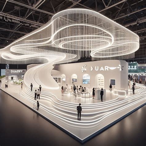 AI Draws Exhibition Stand Renderings Behance