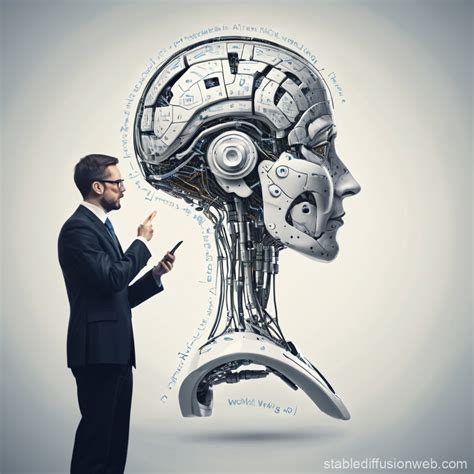 Ai Assisted Worker Sketch Stable Diffusion Online