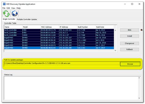 hid controllers updating controller firmware