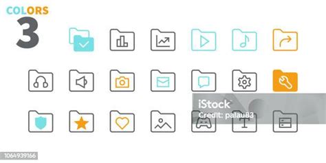 폴더 Ui 픽셀 완벽 한 잘 만들어진 벡터 선 아이콘 48 X 48 웹 그래픽 및 편집 가능한 획 애플 리 케이 션에 대 한 24 X 24 격자에 대 한 준비 최소한의