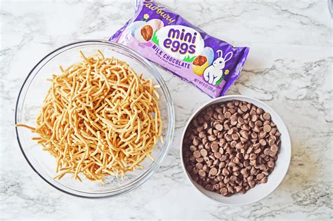 No Bake Adorable Birds Nest Chow Mein Easter Recipe —
