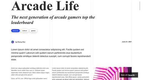 73 Css Magazine Layouts Freefrontend