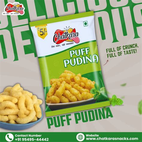 Chatkara Snacks Chatkaras Puff Pudina A Perfect Crunch With A