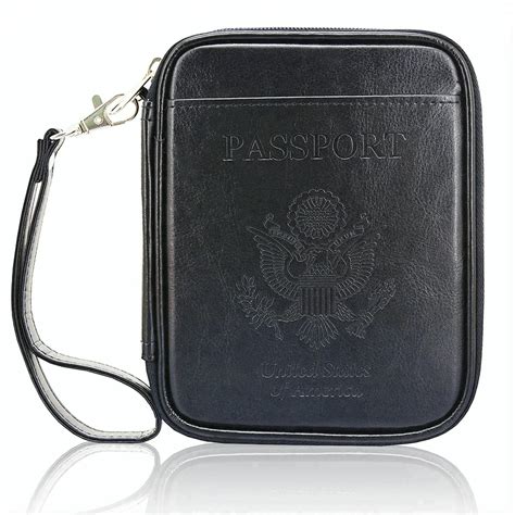 Travel Abroad Passport Package Multi Purpose Document Bag Travel Card
