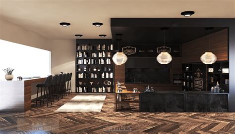 تصميم داخلي باستخدام 3d Max وتصميم مطابخ خمسات