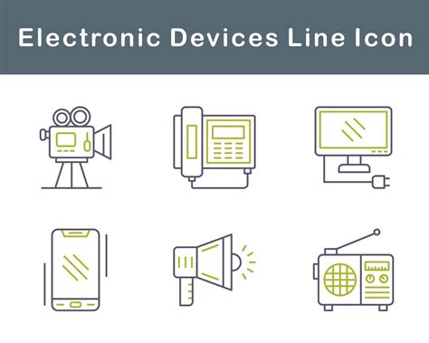 Electronic Devices Vector Icon Set 20708400 Vector Art At Vecteezy