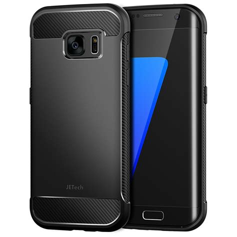 S Edge Case JETech Super Protective Galaxy S Edge Case With Shock Absorption And Carbon Fiber