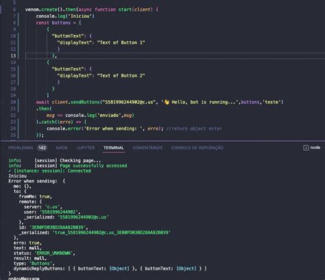 Error Unknow On Sendbuttons Issue Orkestral Venom Github