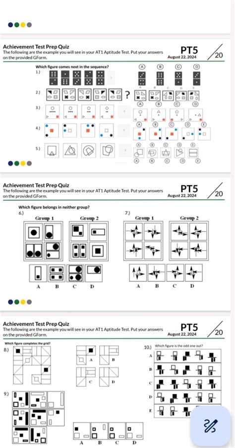 L Achievement Test Prep Quiz The Following StudyX
