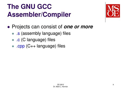 Ppt Gnu Gcc Assembler Powerpoint Presentation Free Download Id3257793