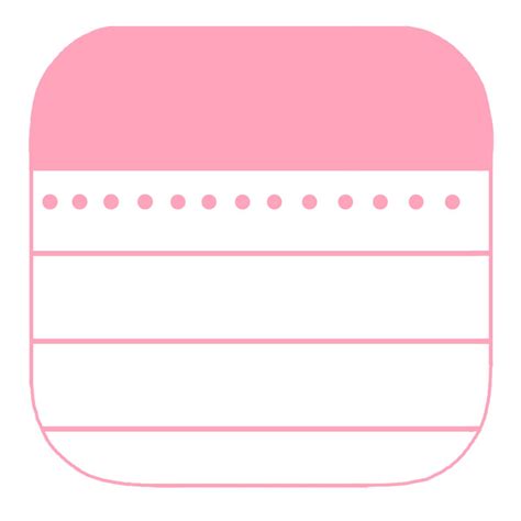 Pink Notes App Icon Pink App Icon Ios Icon App