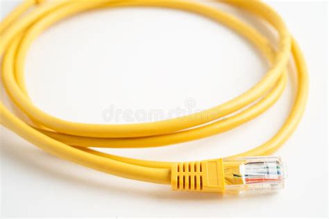 Ethernet Cable For Connect To Wireless Router Link To Internet Service Provider Internet Network