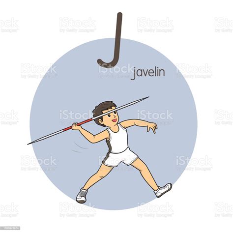 알파벳 문자 J 어퍼 케이스 또는 어린이 학습 연습 Abc에 대한 대문자와 재블린의 벡터 그림 Championship에 대한 스톡 벡터 아트 및 기타 이미지 Istock