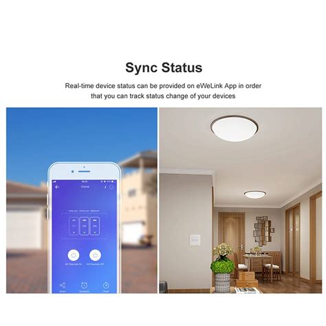 SONOFF T1EU2C-TX 2 Gang Smart WiFi Wall Light Switch
