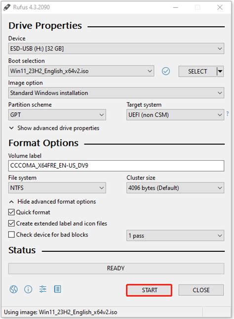How To Use Rufus To Create Bootable Windows H USB