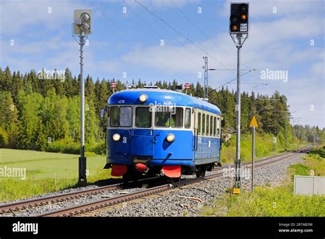 A Preserved Blue Vr Class Dm7 Diesel Multiple Unit No 4216 Near