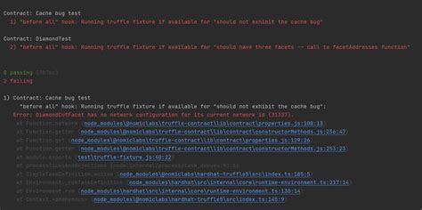 Hardhat Truffle5 Test Fixtures Fail With Fixturename Has No Network Configuration For Its