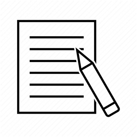 Assignment Document File Homework Icon