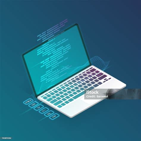 프로그래머 코딩 이진 컴퓨터 아이소메트릭 평면 벡터 Java 프로그래밍 언어에 대한 스톡 벡터 아트 및 기타 이미지 Java