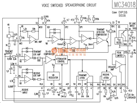Mc34018电路 集成音频放大 维库电子市场网