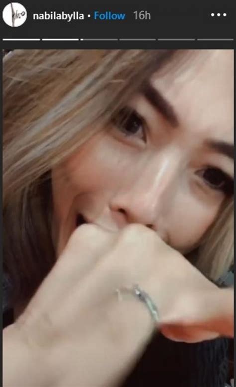 Nabila Putri Buktikan Diri Sudah Menikah Okezone Celebrity