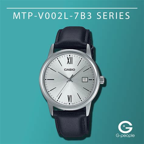 Casio Mtp V002l 7b3v Mtp V002l 7b3 Mtp V002l Mens Watch 100 Original Shopee Malaysia