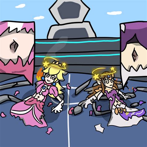 Peachzelda Ssb Brawl Belly Buttondizzy Eyes By Ssnhrni On Deviantart