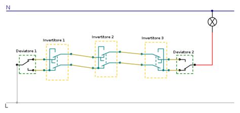 Schema Elettrico Deviatore E Invertitore Fare Di Una Mosca