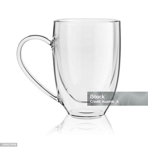 흰색에 고립 된 에스프레소에 대한 빈 투명 이중 벽 유리 컵 3d 렌더링 0명에 대한 스톡 사진 및 기타 이미지 0명 고립 색상 고전 양식 Istock