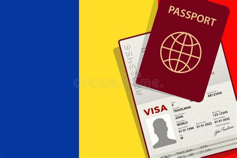 Passport Romania Stock Illustrations 112 Passport Romania Stock