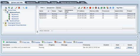 Oracle® Vm Manager Users Guide For Release 34 Chapter 3 Servers And