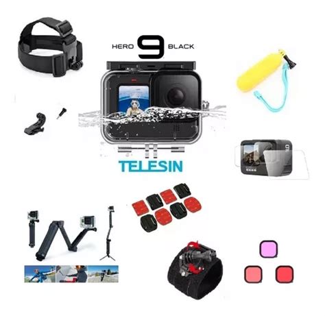 Gopro Kit Acessórios Hero Black Telesin Parcelamento sem juros