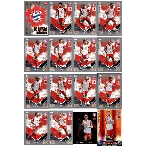 Topps Match Attax Bundesliga 202324 Mannschaftspaket Fc Bayern