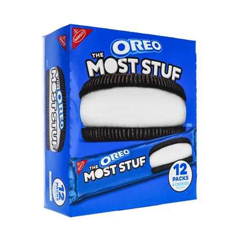 Nabisco Oreo The Most Stuf Cookies 12 Count 3 Oz The Club Price