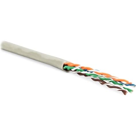 Кабель витая пара Hyperline UUTP4-C6-P24-NCR-IN-LSZH-GY-305 (305 м ...