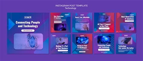 Premium Psd Flat Design Technology Template