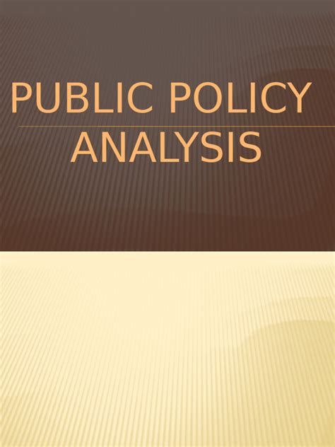 331768173 Public Policy Analysis Models Autosaved Pdf Policy Analysis Forecasting