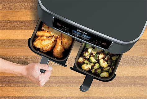 Ninja 2 Basket Air Fryer Cook Two Dishes At Once